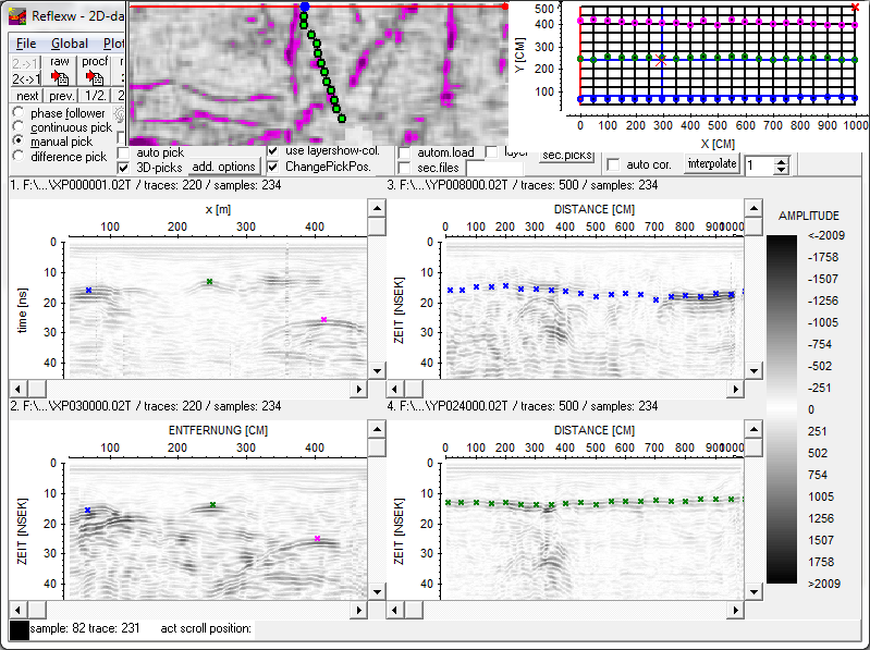 Reflexw - GPR and seismic processing software - Sandmeier